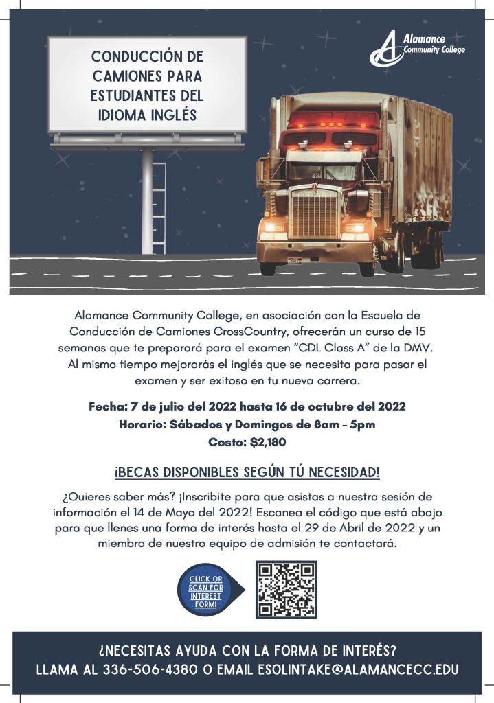 Abren curso híbrido de inglés y para sacar licencia de trailero | Qué Pasa