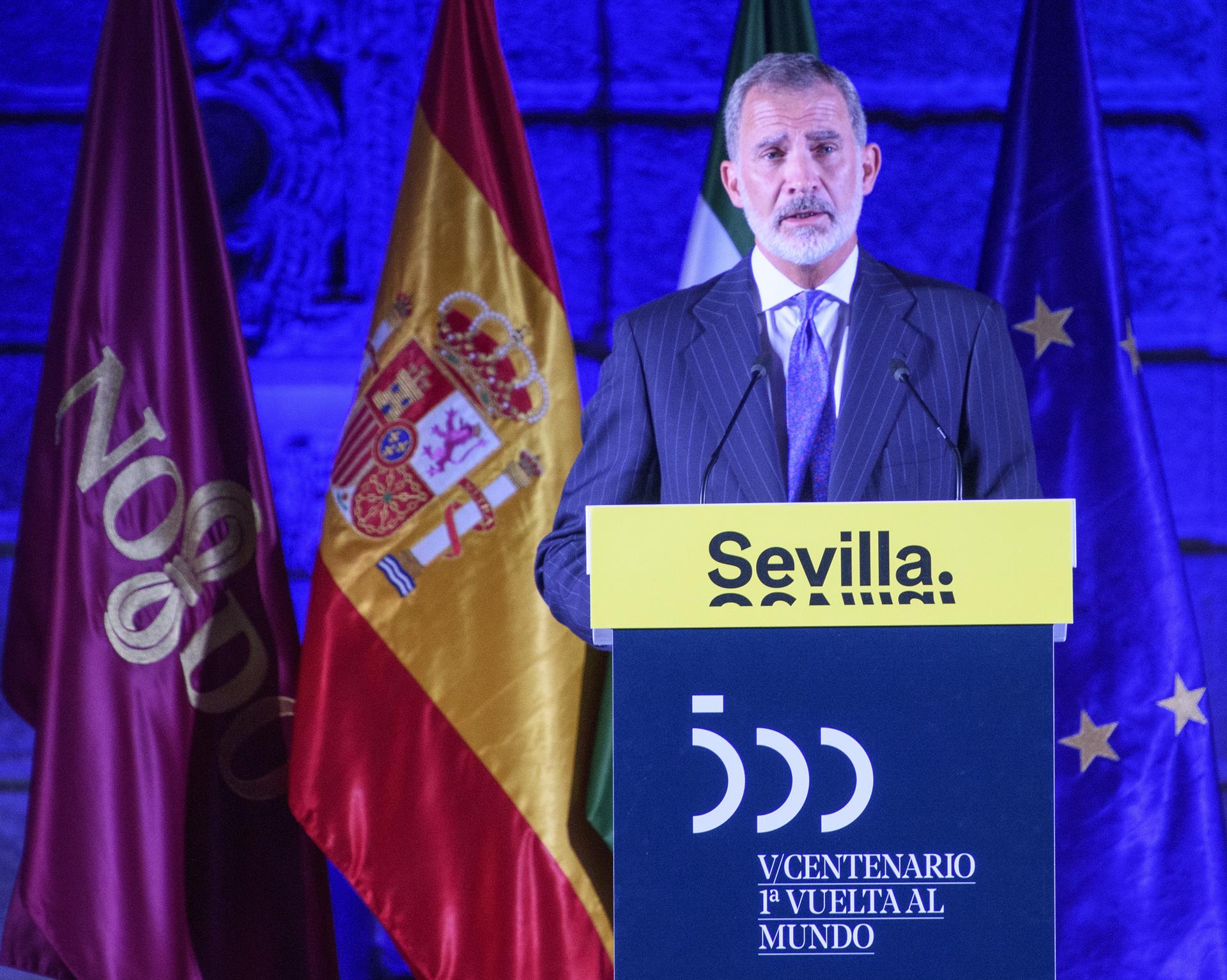 El Rey llama a hacer el futuro "con el mismo espíritu" de Magallanes y ...