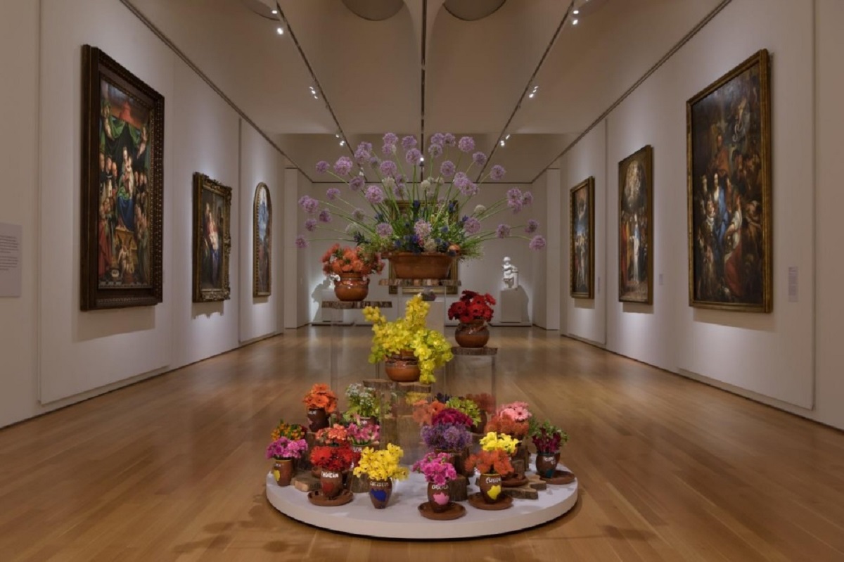 Exhibición De Fotografías De Arreglos Florales