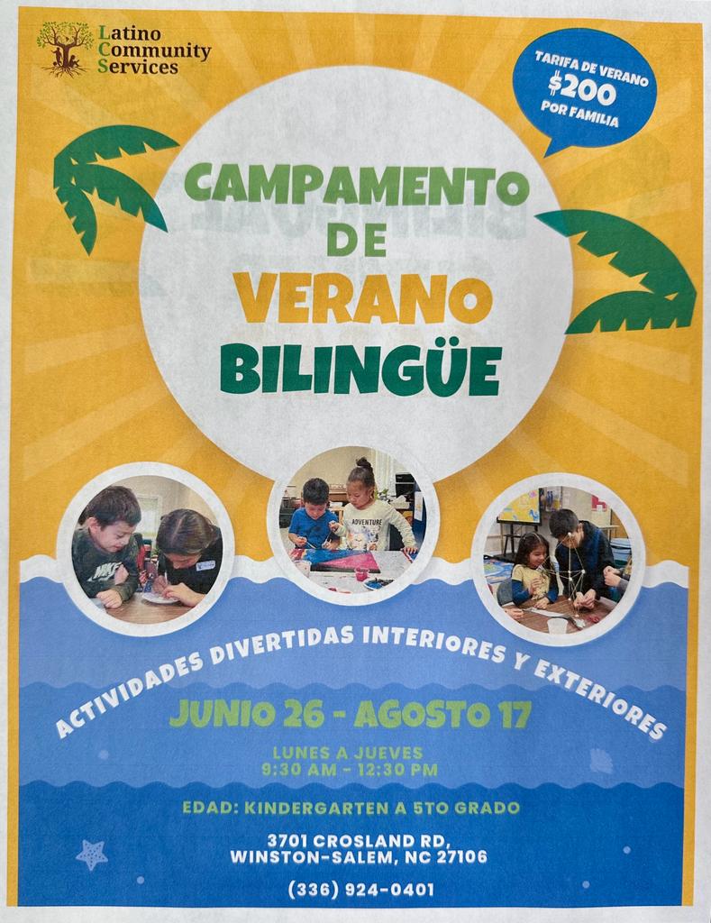 Ofrecen campamento bilingüe para niños en Winston-Salem | Qué Pasa
