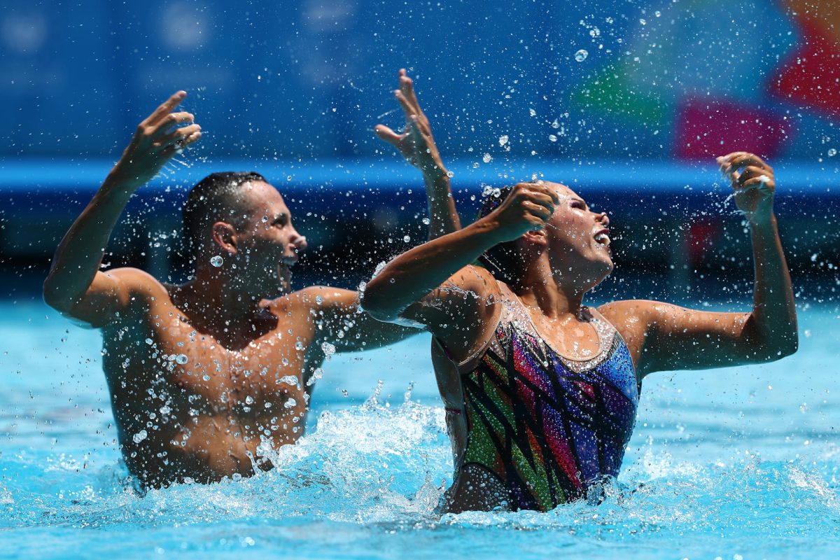 Colombia se cuelga otro oro en la natación artística de los Juegos de ...