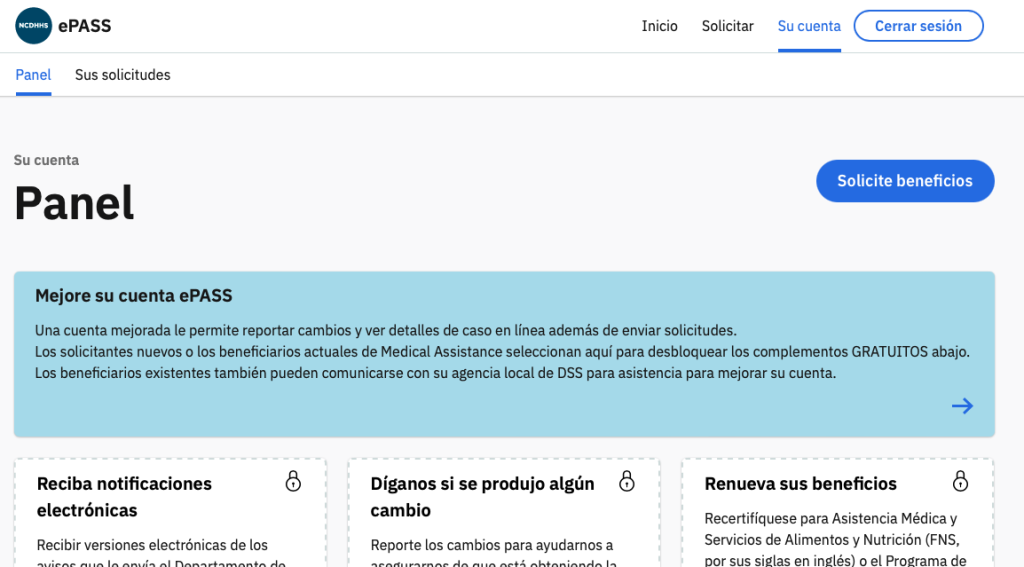 NC ePASS: plataforma para los servicios y beneficios del gobierno | Qué ...
