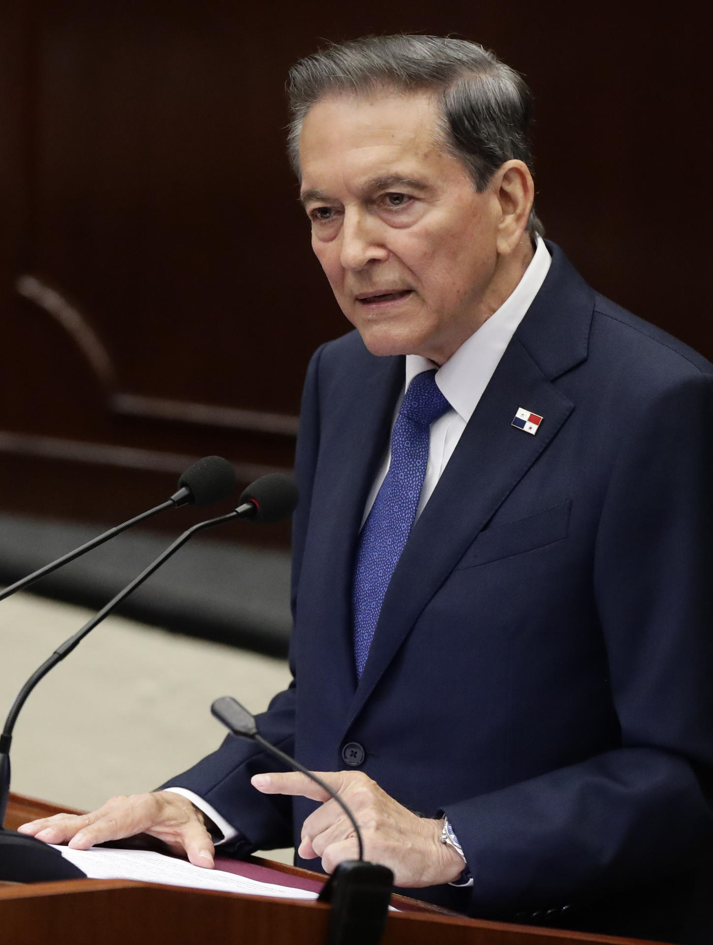 El presidente de Panamá destaca la inversión social en su último ...