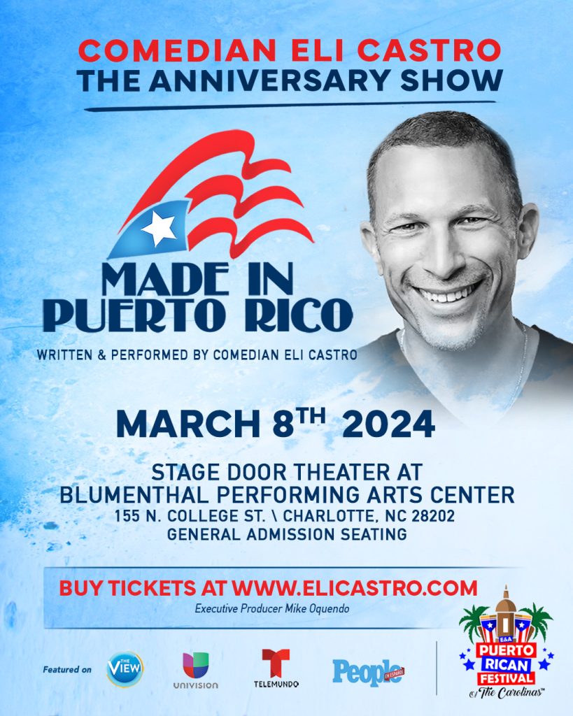 El comediante boricua Eli Castro se presenta en Charlotte | Qué Pasa