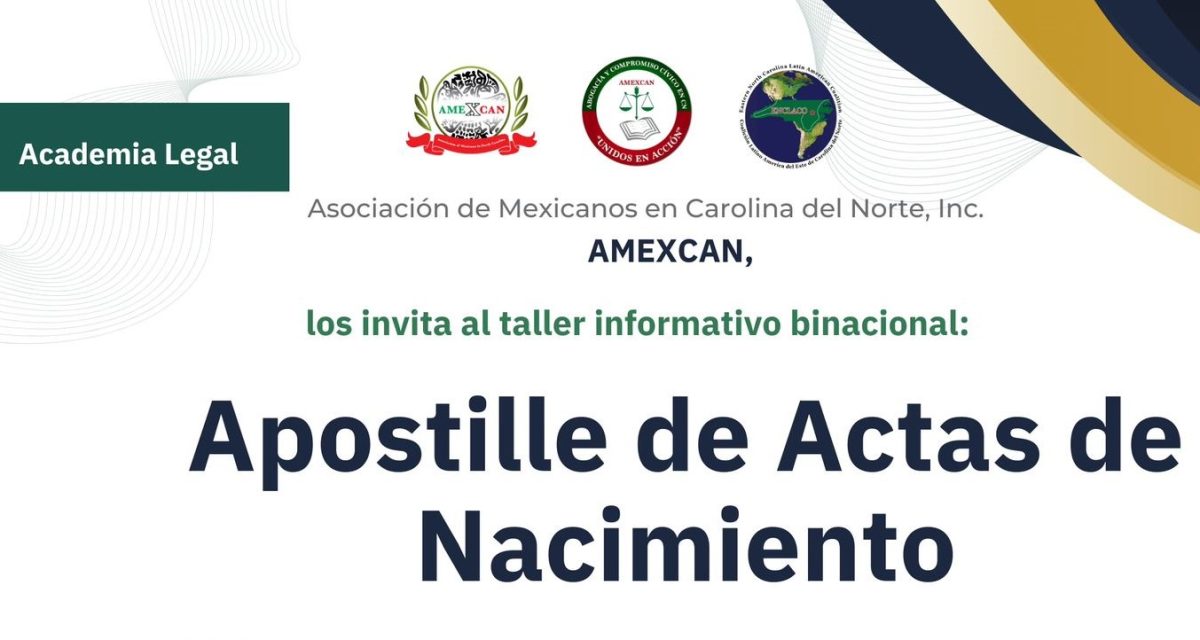 Taller virtual sobre el apostilla de actas de nacimiento | Qué Pasa