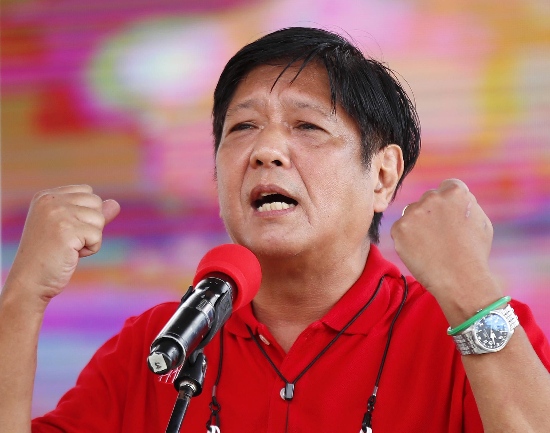 Marcos: Filipinas "no instigará a la guerra" ni se "rendirá", tras ...