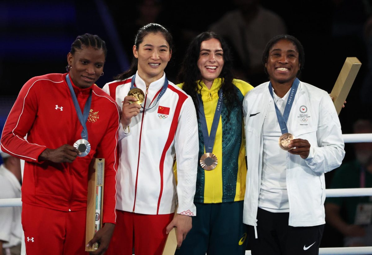 La boxeadora Atheyna Bylon, la primera mujer medallista olímpica de ...