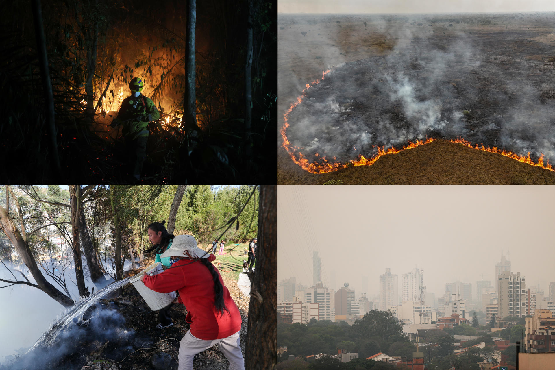 El humo de los incendios en Brasil y Bolivia "asfixia" varias zonas de ...