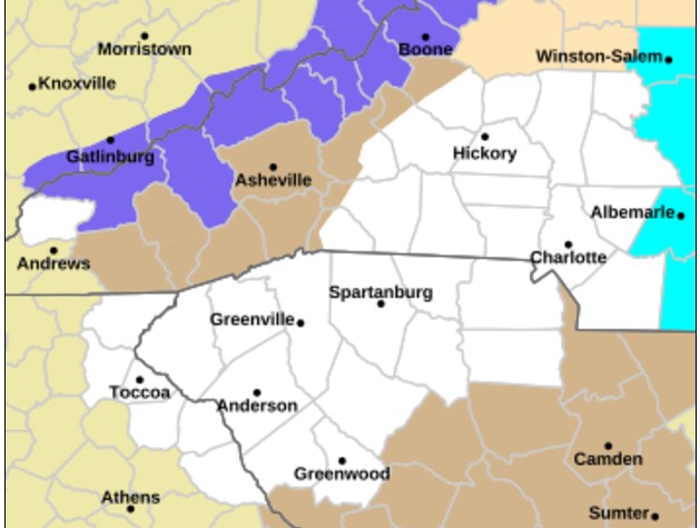 Alertan por posible nevada en estos 4 condados de NC | Qué Pasa