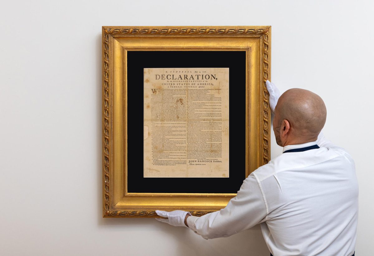 Copia de 1776 de la Declaración de Independencia sale a la venta | Qué Pasa