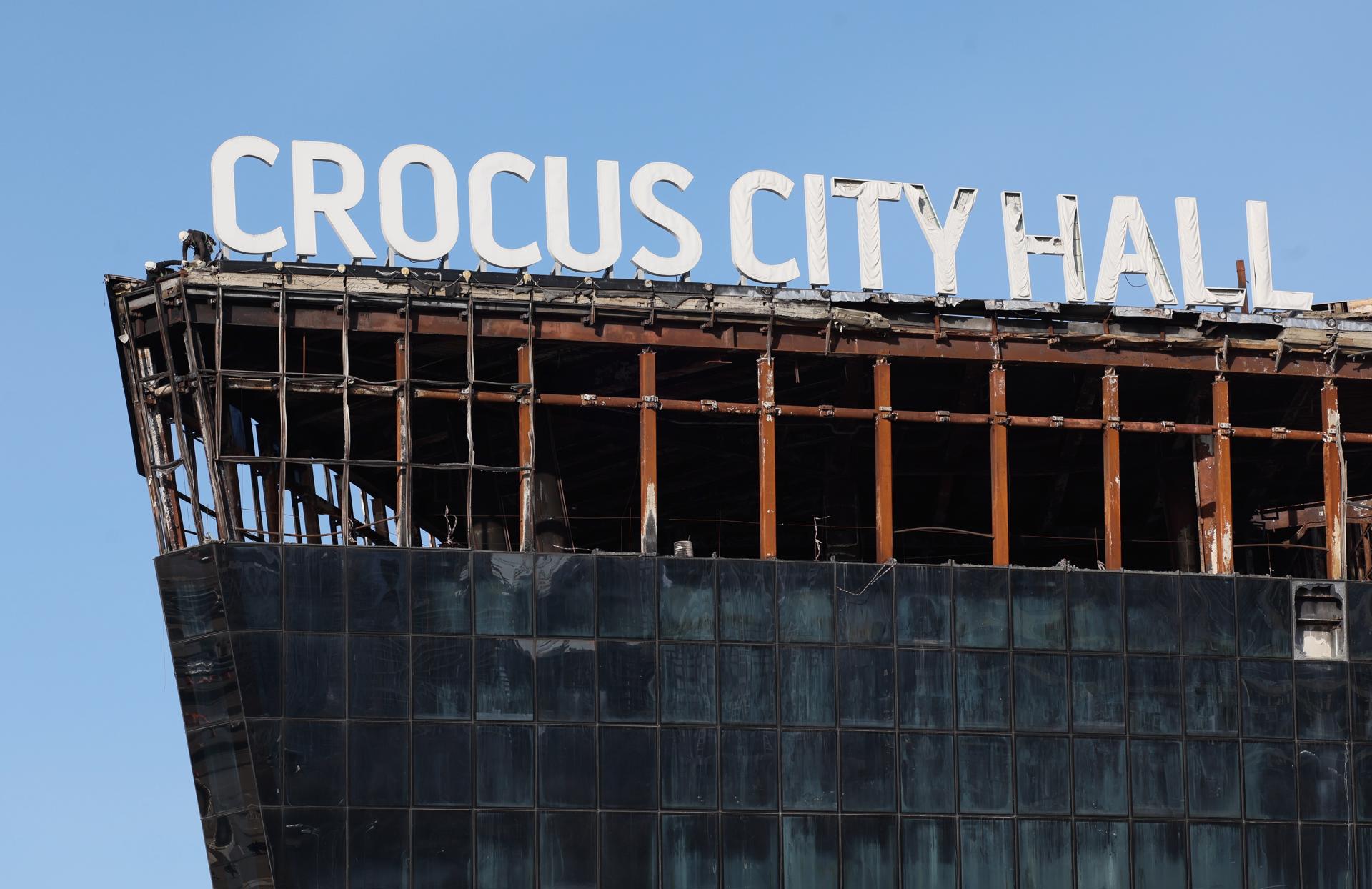La herida del atentado islamista del Crocus City Hall sigue sin ...