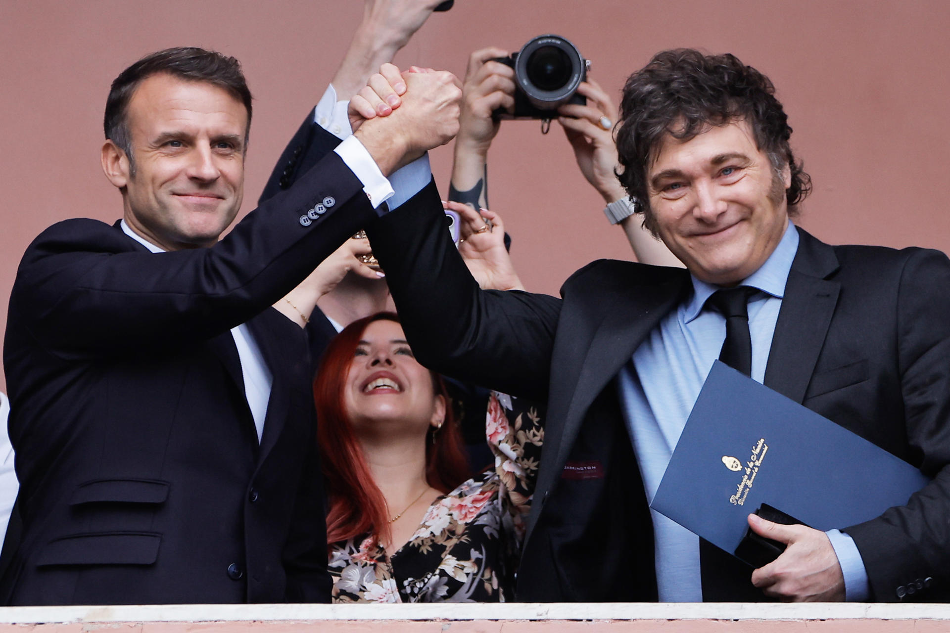 Milei agradece el apoyo y compromiso de Macron con la economía ...