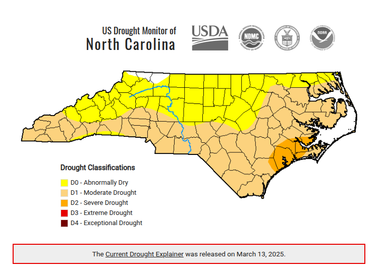 Sequía en NC: 99 de los 100 condados sufren escasez de agua | Qué Pasa