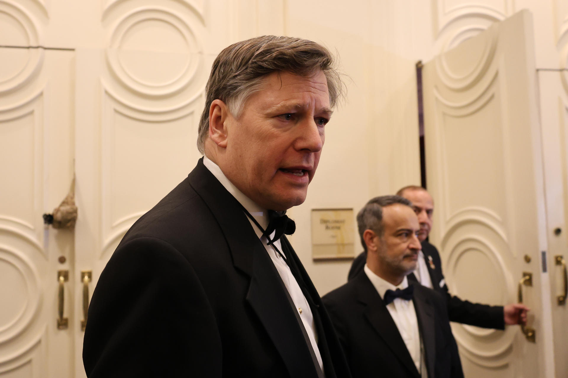 El subsecretario de Estado de Estados Unidos, Christopher Landau, viaja ...