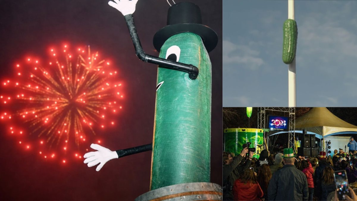 Pickle Drop: la curiosa tradición de Año Nuevo que atrae multitudes ...