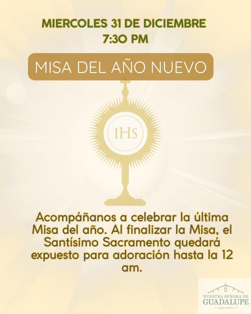 Invitan a la última misa del año en Charlotte | Qué Pasa