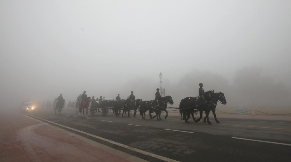 Un cóctel de niebla y esmog tóxico reduce al mínimo la visibilidad en ...