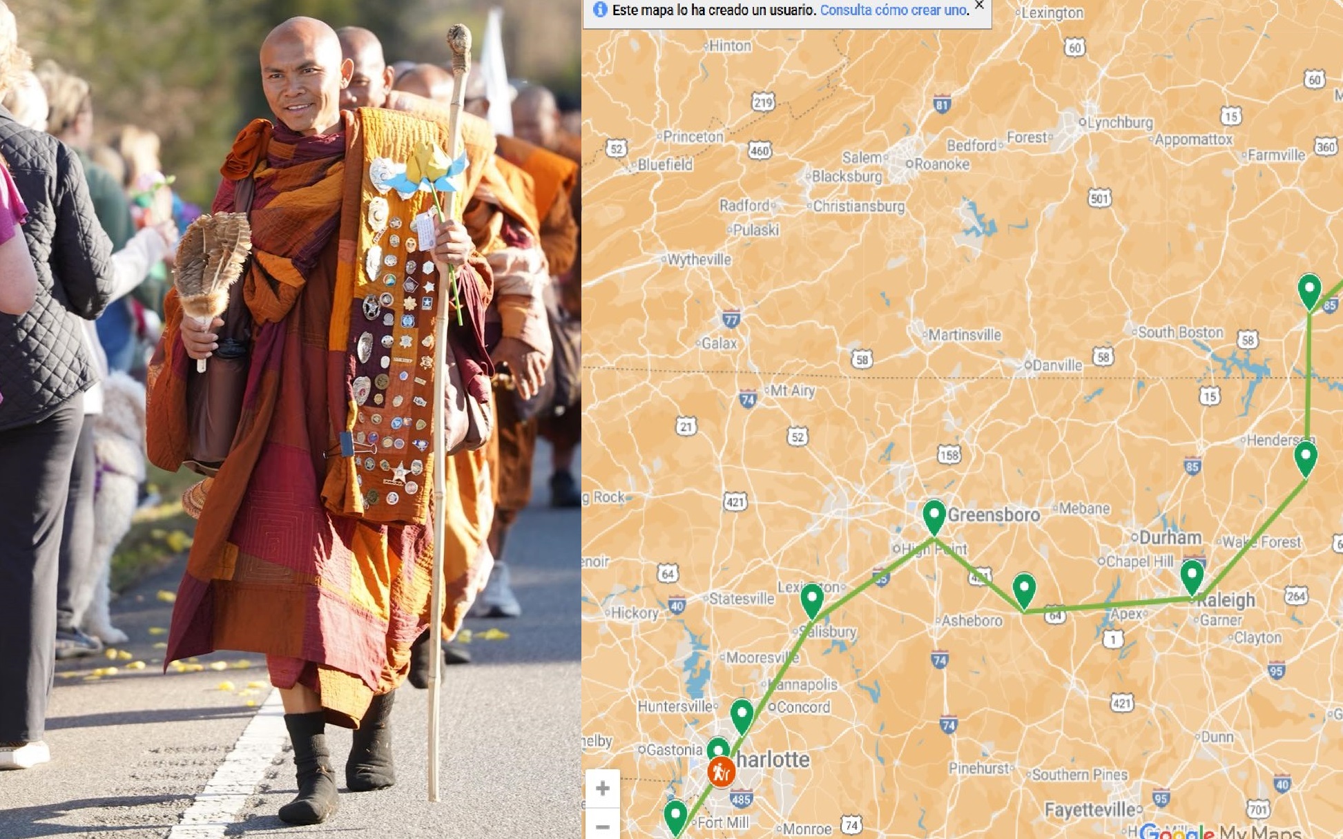 Monjes budistas llegarán a Greensboro, Siler City y Raleigh | Qué Pasa