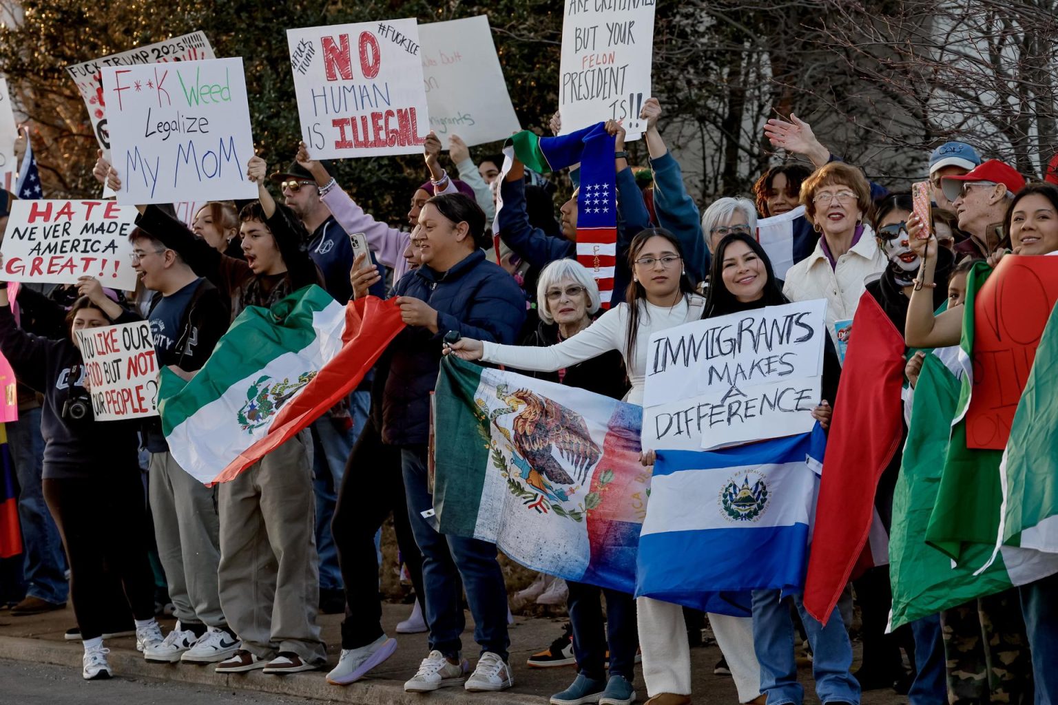 El primer año de Trump: un ataque "sin precedentes" a los migrantes en ...