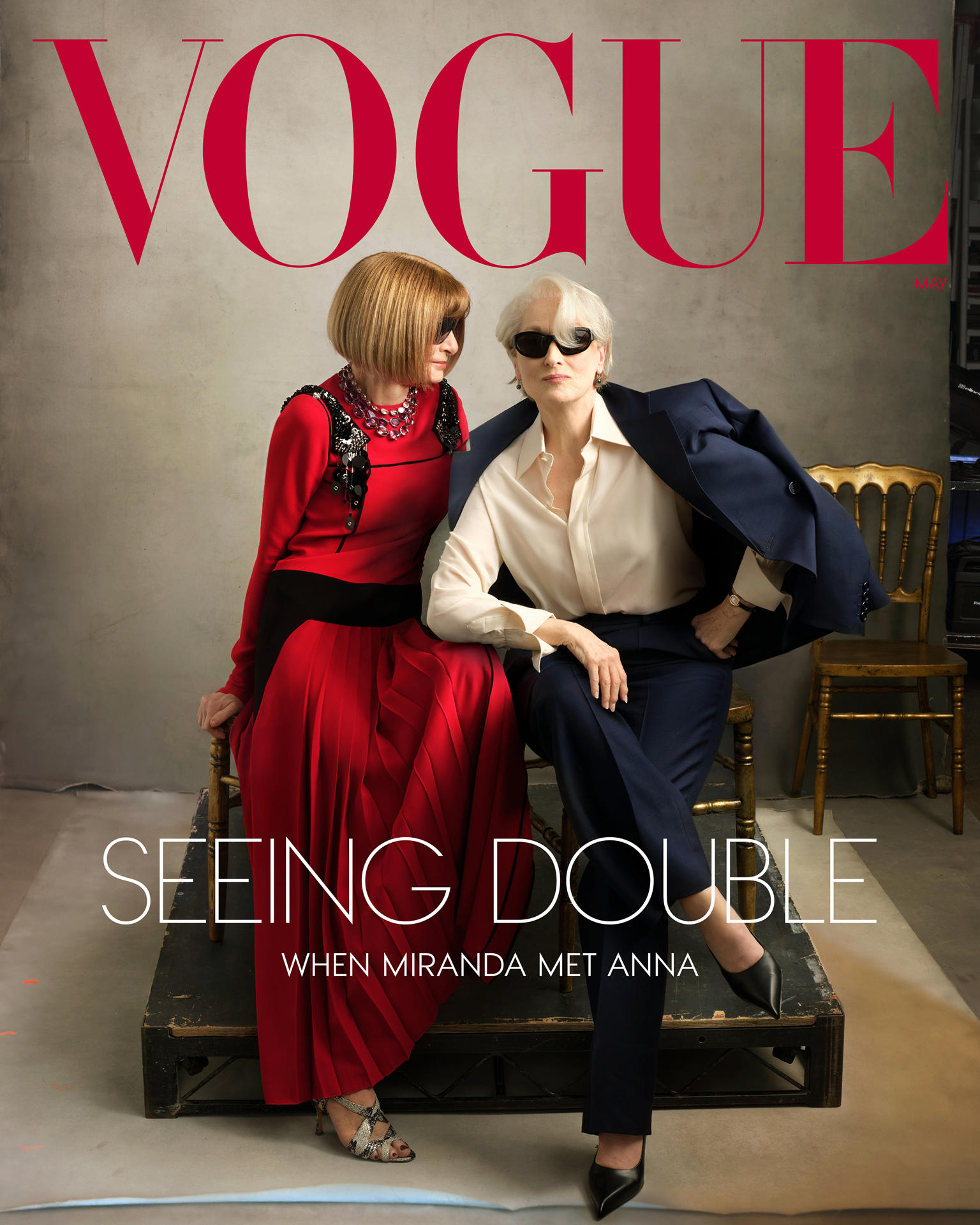 Meryl Streep, como Miranda, y Anna Wintour protagonizan la portada de ...